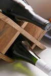 Mango Wood Cross Hatch Wine Rack | Urban Outfitters