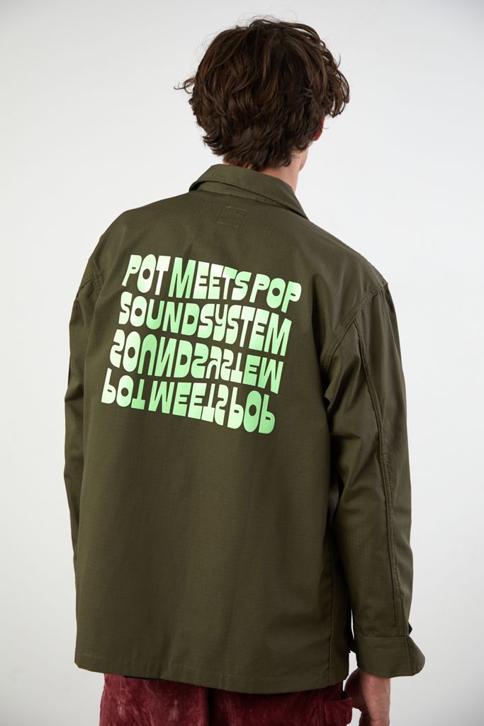 Pot Meets Pop Oz Army Jacket | Urban Outfitters Canada
