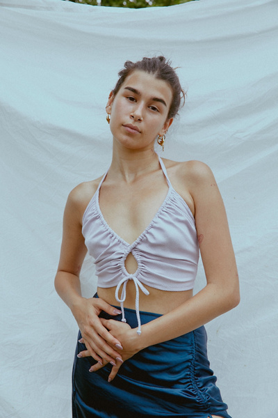 UO Ziggy Keyhole Cropped Cami | Urban Outfitters