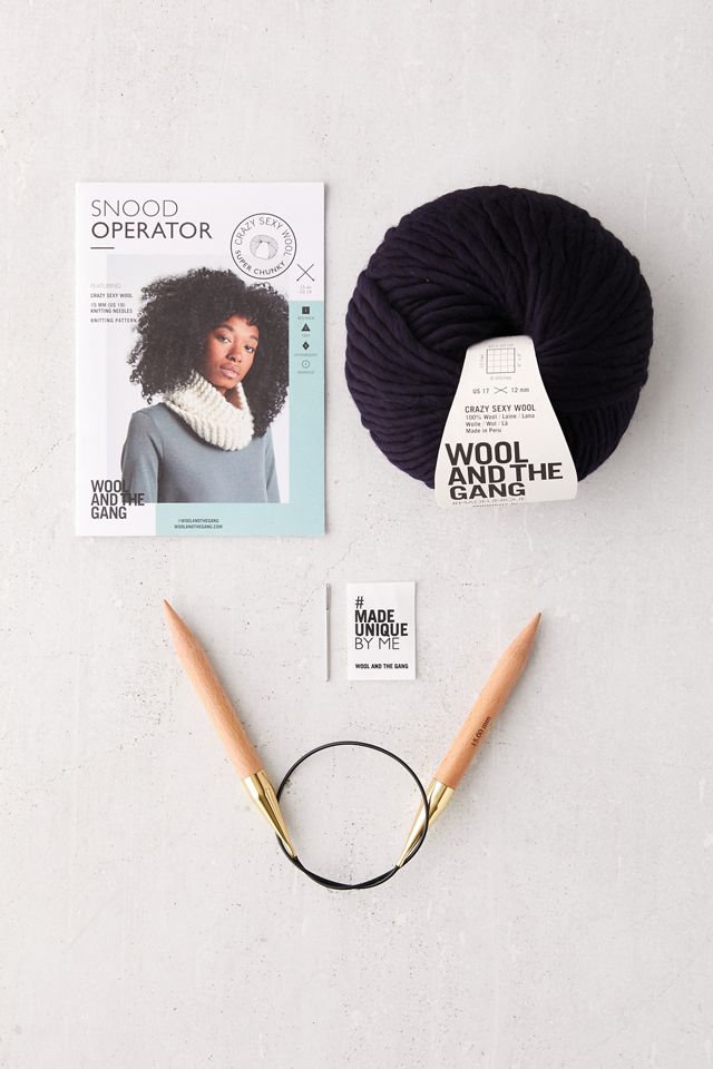 Wool And The Gang Snood Operator Knitting Kit | Urban Outfitters