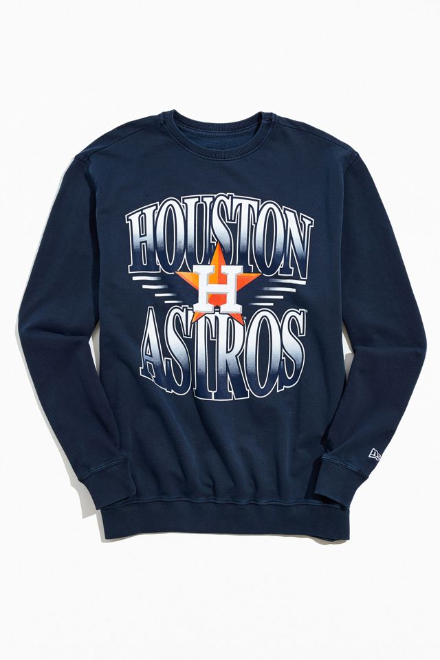 New Era Houston Astros Retro Crew Neck Sweatshirt | Urban Outfitters