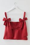Zepherina Red Bow Top | Urban Outfitters