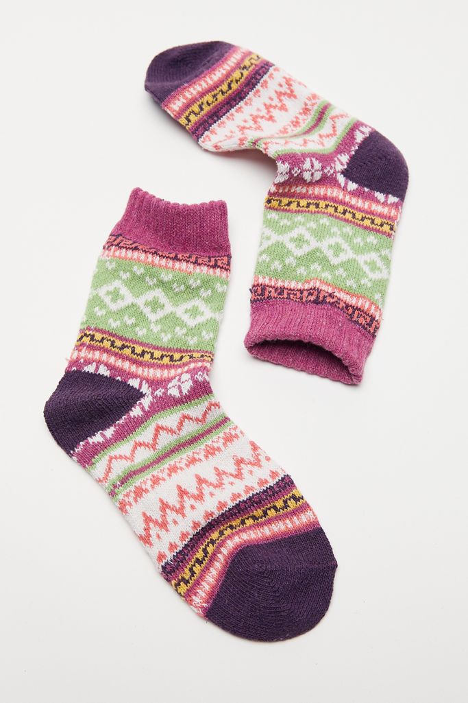 Annie Fair Isle Sock | Urban Outfitters