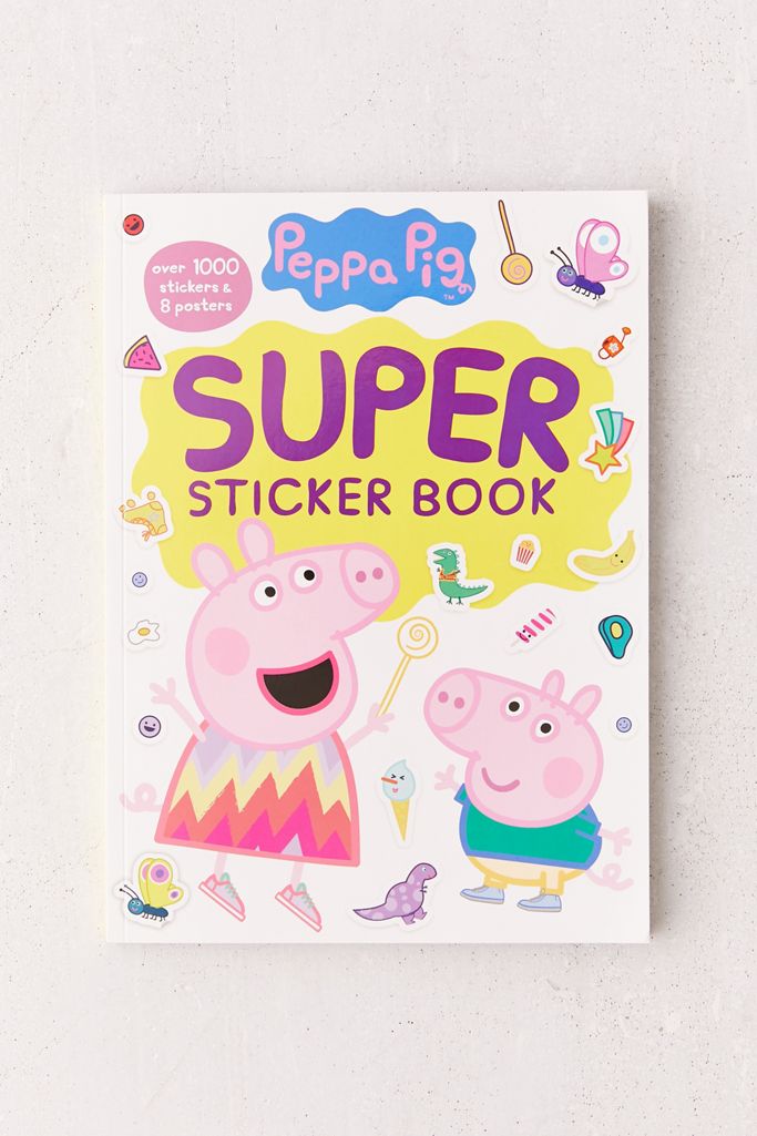Peppa Pig Super Sticker Book By Golden Books | Urban Outfitters