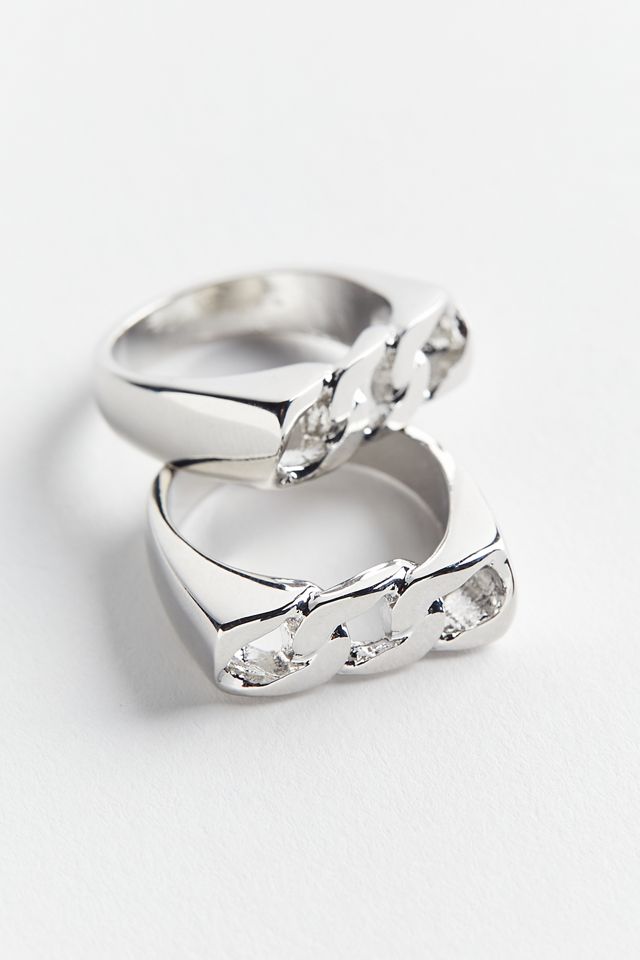 Chain Signet Ring Set | Urban Outfitters