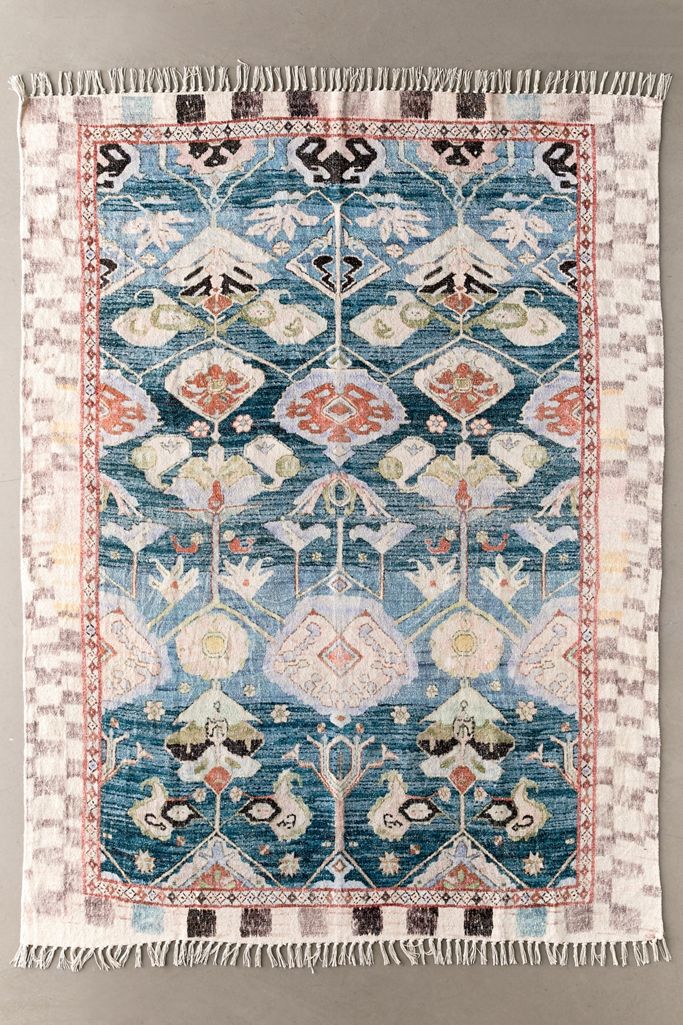 Josza Printed Chenille Rug | Urban Outfitters