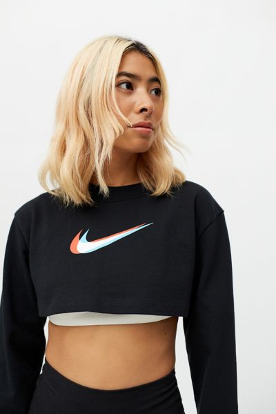 Nike Sportswear Dance Long Sleeve Cropped Top Urban Outfitters