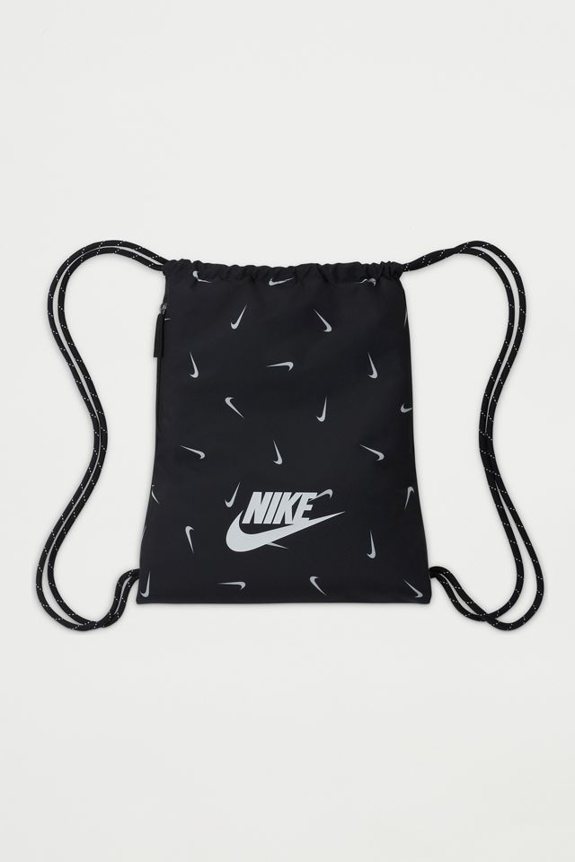 Nike Heritage Allover Print Drawstring Backpack | Urban Outfitters