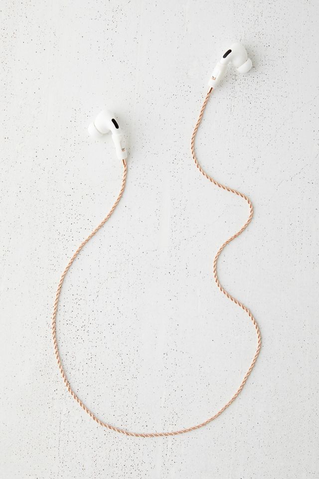 Tapper 18k Rose Gold-Plated AirPods Rope Chain | Urban Outfitters