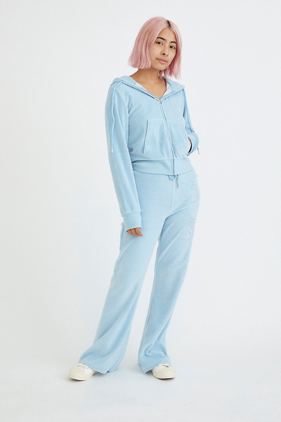 NEW girl ORDER X Hello Kitty Velour Track Pant | Urban Outfitters