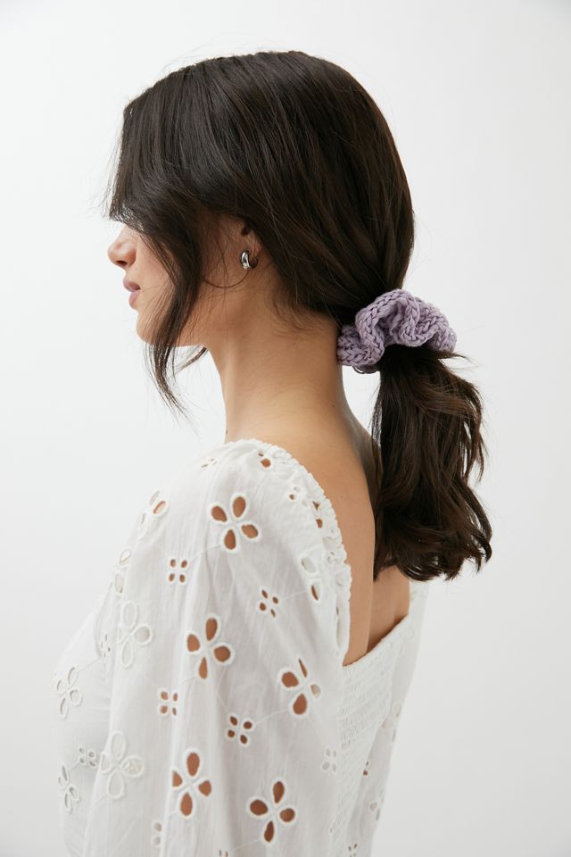 Carma Designs Eucalyptus Knit Scrunchie | Urban Outfitters Canada