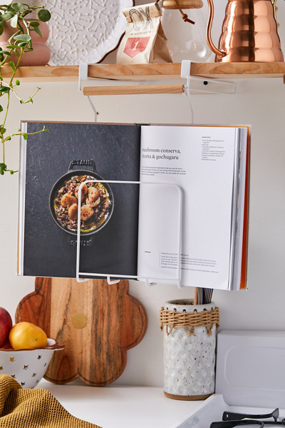 Under-Shelf Tablet And Cookbook Holder | Urban Outfitters
