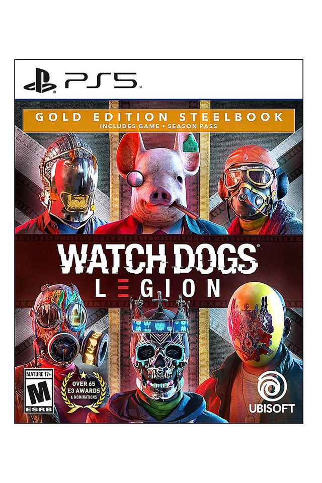 PlayStation 5 Watch Dogs: Legion SteelBook Gold Edition Video Game ...