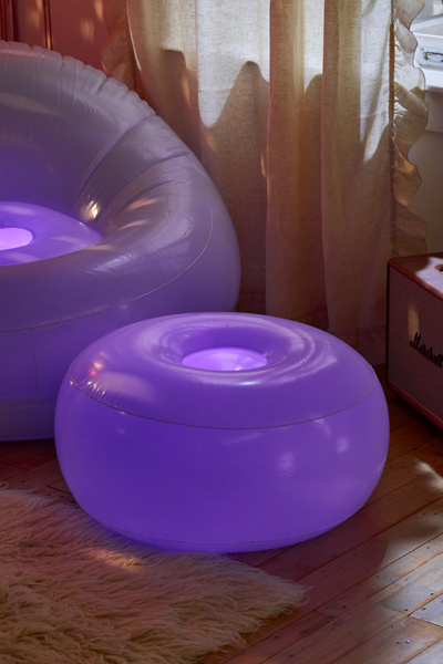 Light-Up LED Inflatable Ottoman | Urban Outfitters