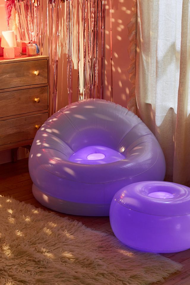 Light-Up LED Inflatable Chair | Urban Outfitters