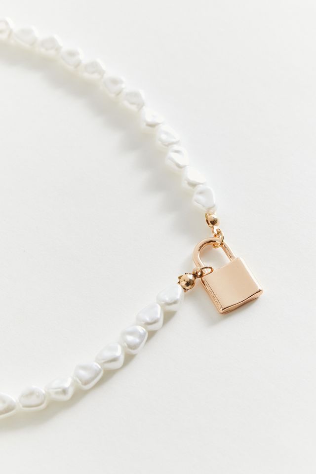 Alix Lock Pendant Necklace | Urban Outfitters Canada