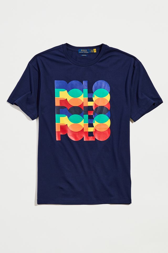 Polo Ralph Lauren Rainbow Logo Tee | Urban Outfitters