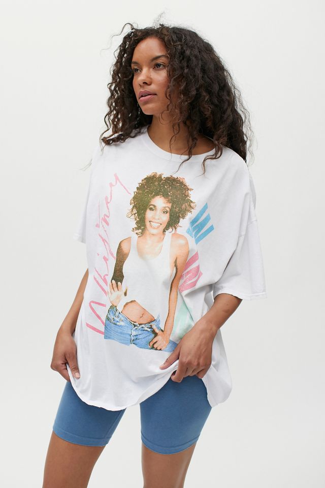 Whitney Houston Photo T-Shirt Dress | Urban Outfitters
