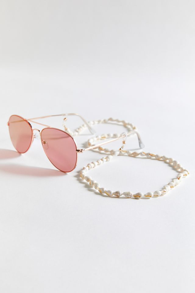Shell Sunglasses Chain Urban Outfitters