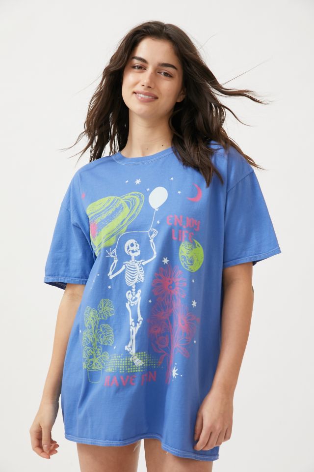 Project Social T Enjoy Life T-Shirt Dress | Urban Outfitters Canada
