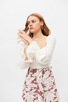 UO Jayden Hook & Eye Blouse | Urban Outfitters