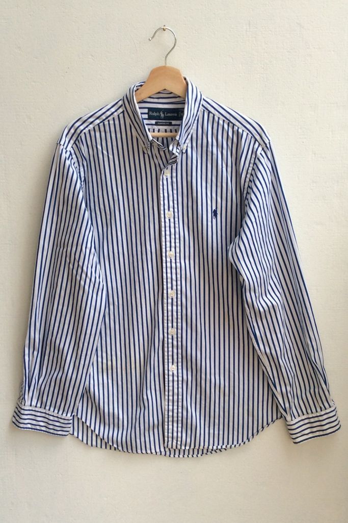Vintage Polo Ralph Lauren Woven Long Sleeve Shirt | Urban Outfitters Vintage Polo Ralph Lauren Woven Long Sleeve Shirt | Urban Outfitters
