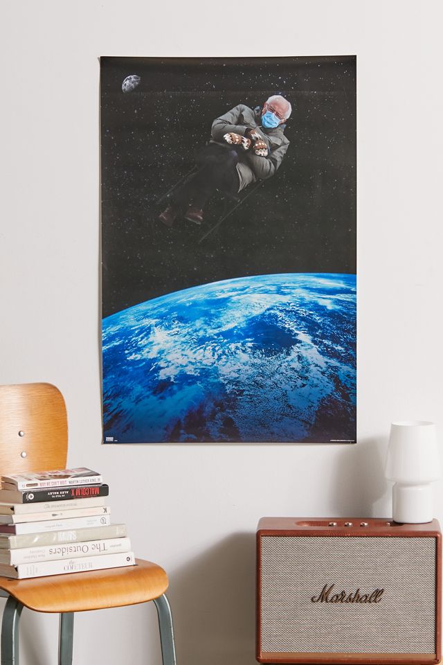 Earth To Bernie Poster | Urban Outfitters