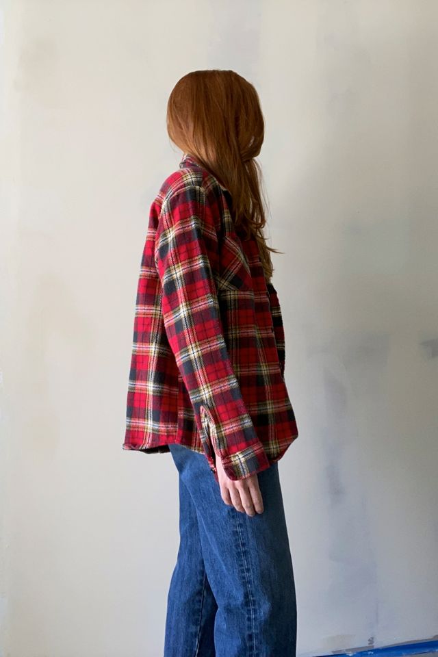 Vintage 1980s Soft Cotton Flannel by Sears | Urban Outfitters