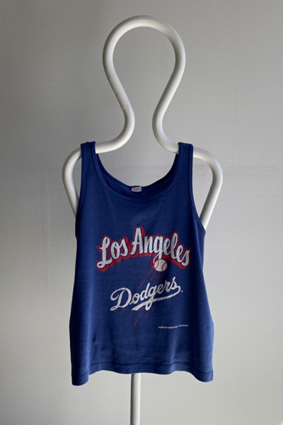 Vintage 1987 Los Angeles Dodgers Champion Brand Knit Tank Top | Urban ...