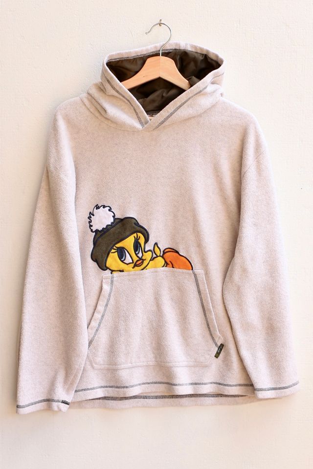 Vintage Looney Tunes Tweety Bird Graphic Hooded Sweatshirt | Urban ...