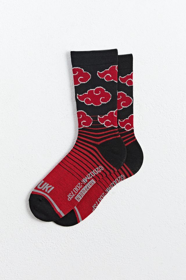 Naruto Akatsuki Crew Sock | Urban Outfitters