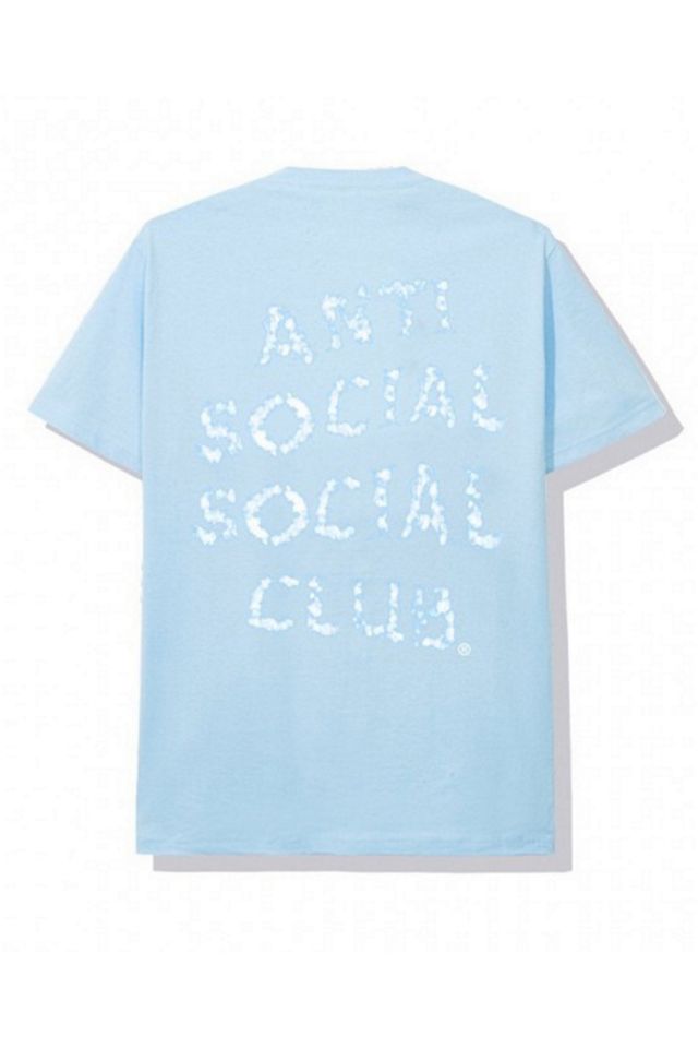 Anti Social Social Club Partly Cloudy Blue Tee | Urban Outfitters