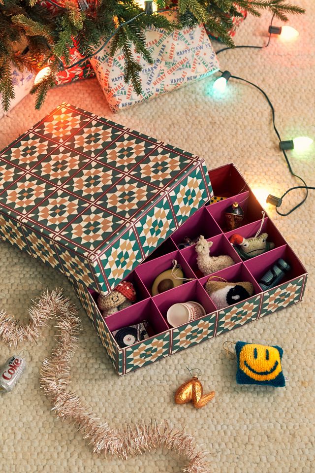Alexis Christmas Ornament Storage Box | Urban Outfitters