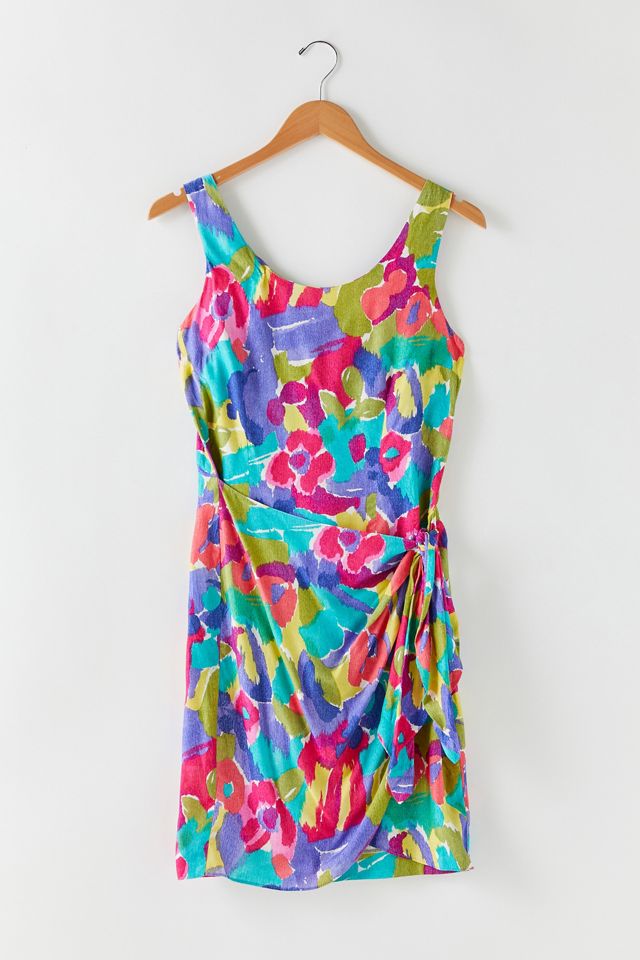 Vintage Multicolor Mini Dress | Urban Outfitters
