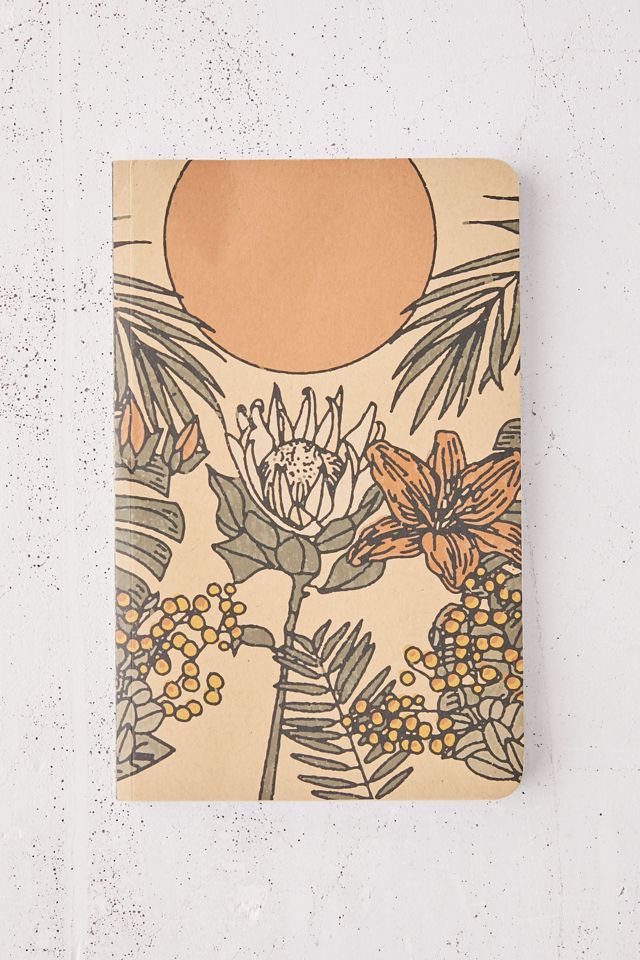 Denik Summer Moon Notebook | Urban Outfitters