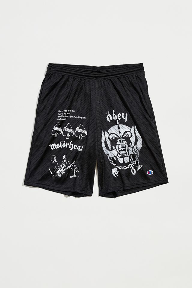 OBEY Motorhead Printed Mesh Short | Urban Outfitters
