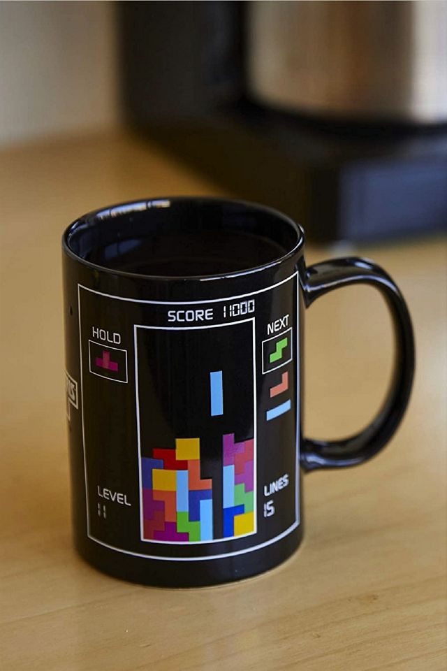 Tetris 10oz Heat Change Ceramic Coffee Mug | Urban Outfitters