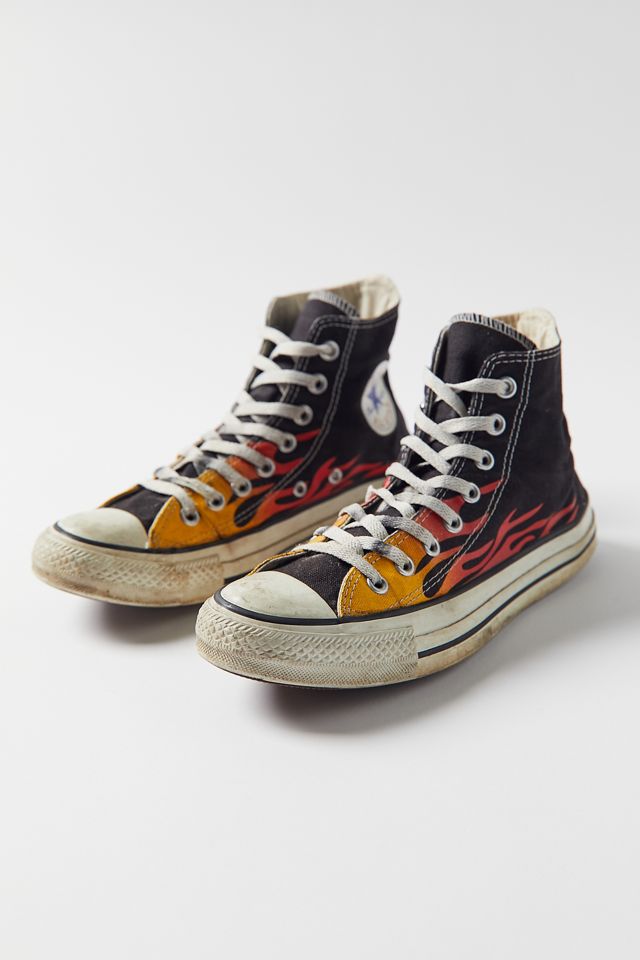 Vintage Converse Yellow Flame Sneaker | Urban Outfitters