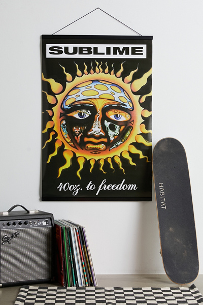 Sublime 40oz. To Freedom Poster | Urban Outfitters