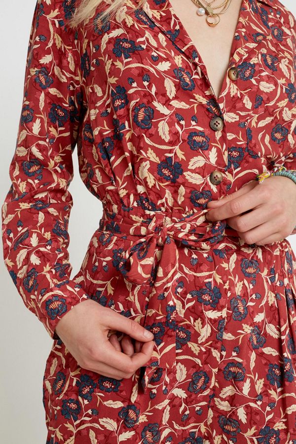 UO Rosetta Floral Jumpsuit | Urban Outfitters