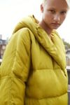 UO Maggie Reversible Wrap Chartreuse Puffer Jacket | Urban Outfitters