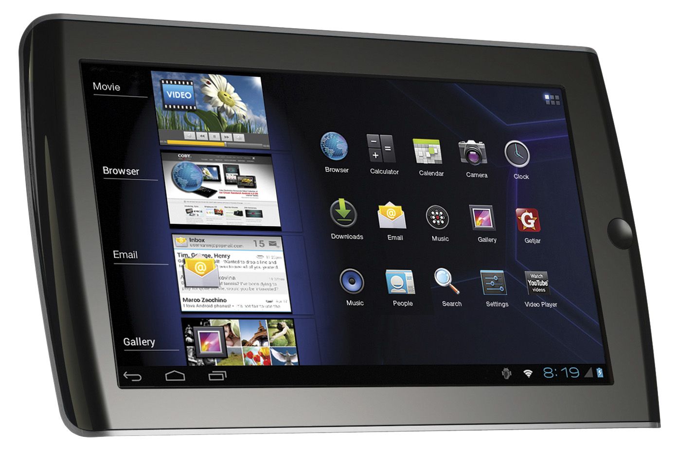 Coby 4gb Tablet