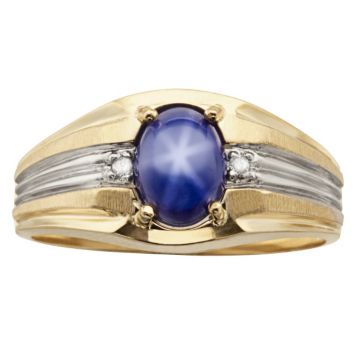 Star Sapphire Ring For Men