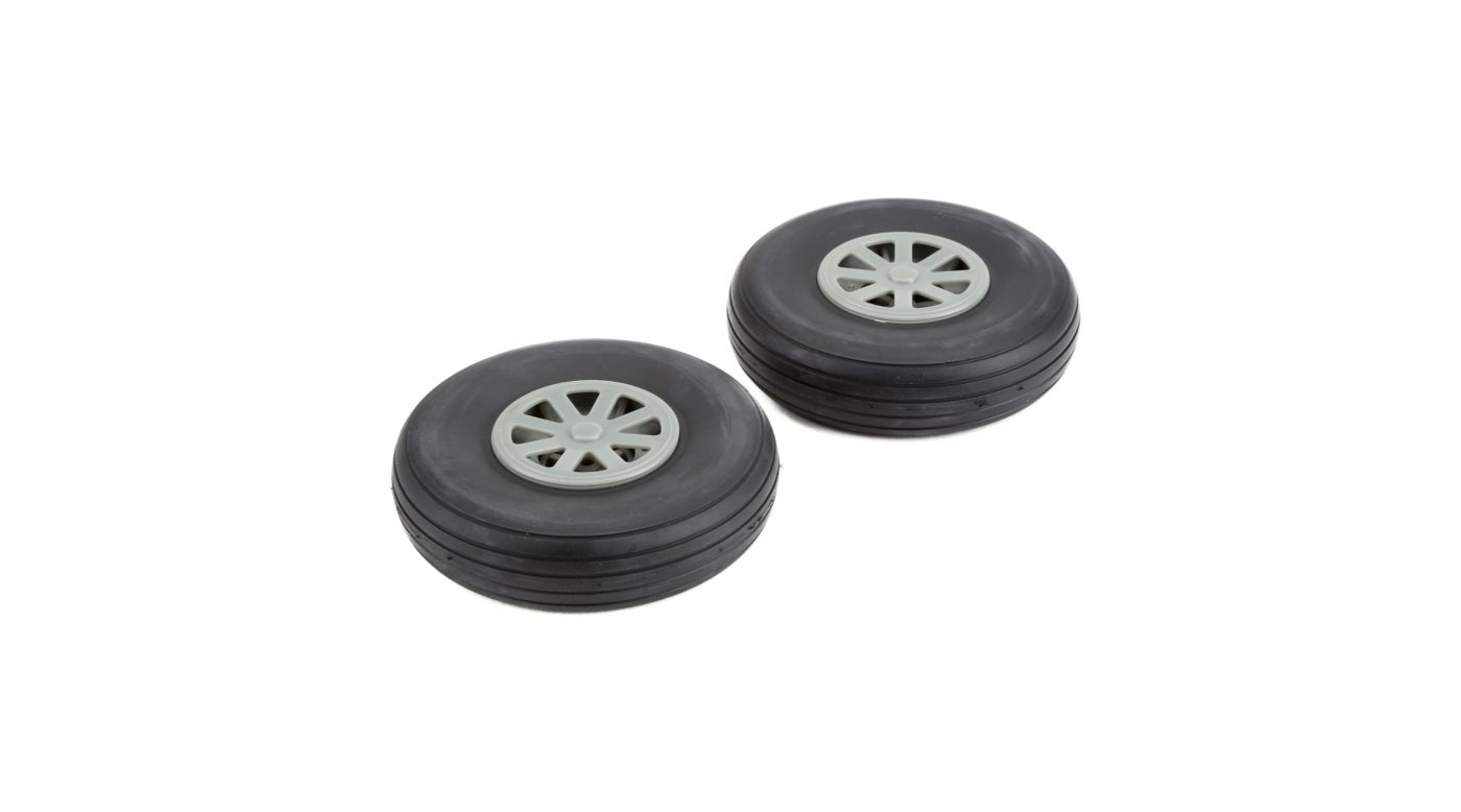 4 inch Wheels (2): P-47D-1 60 | HorizonHobby