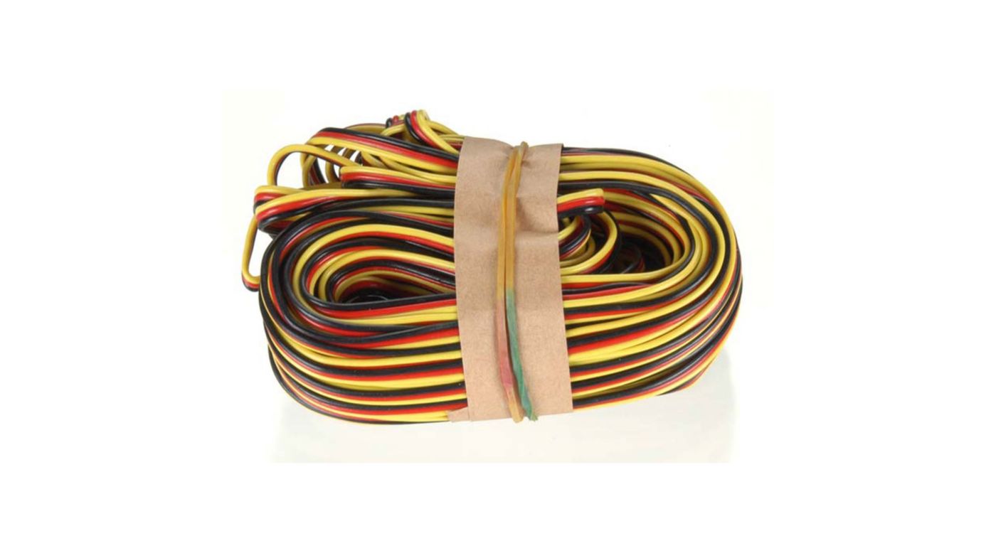 Servo Wire 50 3 Color Heavy Gauge Horizonhobby