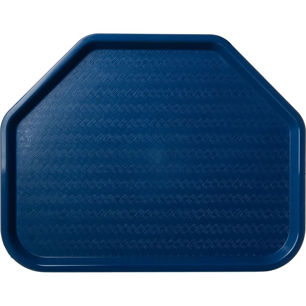 Carlisle CT1713TR14 Blue Cafe Trapezoid Tray - Dozen | Wasserstrom