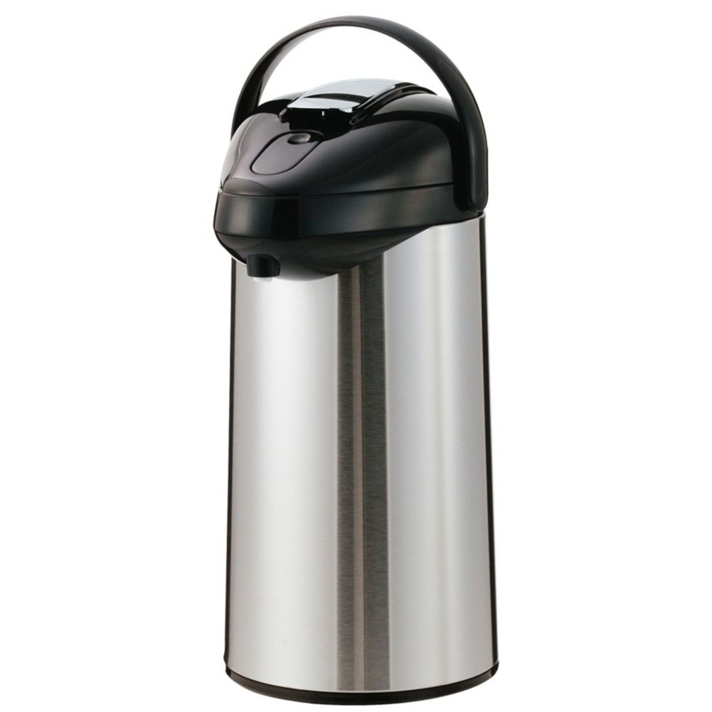Service Ideas GLAL300 SteelVac Glass Lined 3 Liter Airpot w/ Lever Lid ...