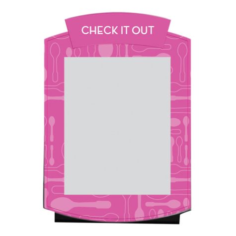 VGS VA-20-LTC-LT Baskin Robbins Check It Out Countertop Menu Board ...