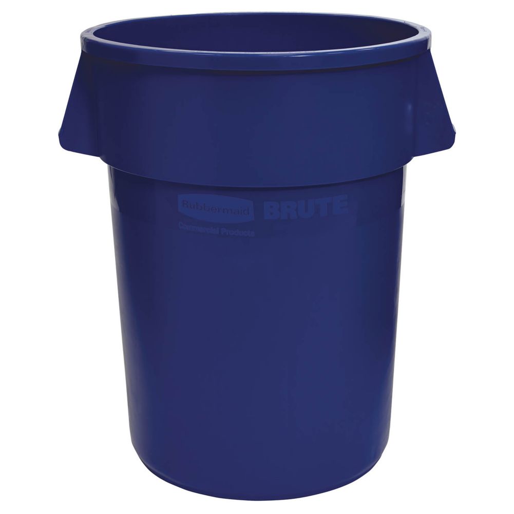 Rubbermaid® 2643-60 BLUE Brute® 44 Gallon Trash Container | Wasserstrom