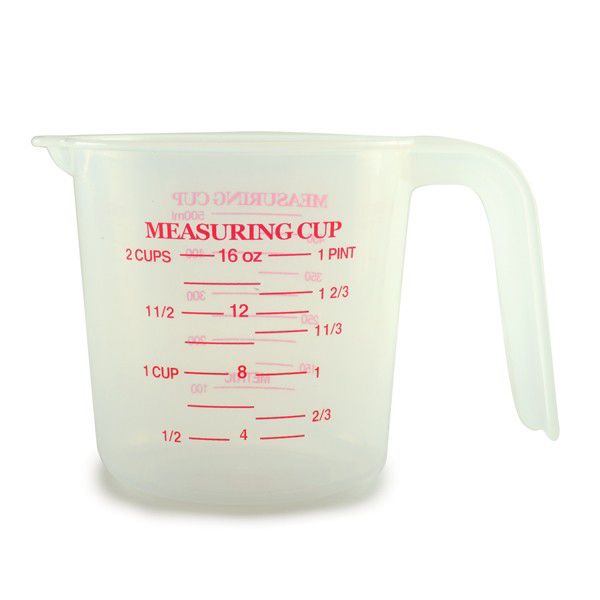 Norpro 3036 Plastic 2 Cup Measuring Cup with Metric Measurements ...